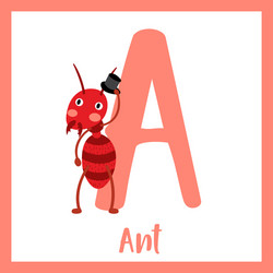 Animal Alphabet Letter a Ant Abc Vector Images (over 120)