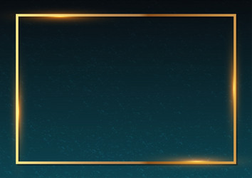 Abstract green frame on a dark green background Vector Image