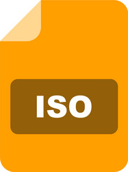 Iso icon Royalty Free Vector Image - VectorStock