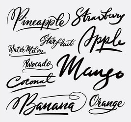 Fruit Typography Vector Images (over 10,000)