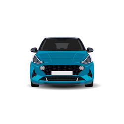 Realistic car clipart front view Royalty Free Vector Image