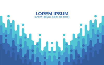 Abstract blue geometric rounded shape background Vector Image