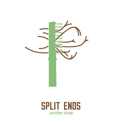 Hair problem icon Royalty Free Vector Image - VectorStock