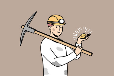 Miner Royalty Free Vector Image - VectorStock