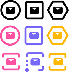 Email sign icon Royalty Free Vector Image - VectorStock