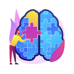 Thinking abstract concept Royalty Free Vector Image