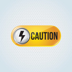 Caution sign design Royalty Free Vector Image - VectorStock