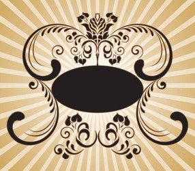 Elegant floral Royalty Free Vector Image - VectorStock