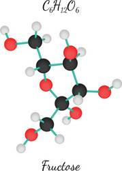 C6h12o6 glucose molecule Royalty Free Vector Image
