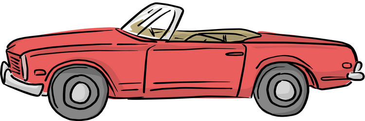 Convertible Side Drawing Vector Images (92)