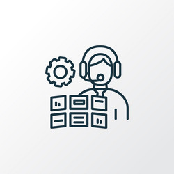 Call icon symbol premium quality isolated talking Vector Image