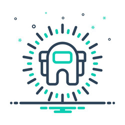 Symbol among us game Royalty Free Vector Image