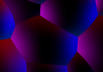 Abstract background with neon glowing dark balls Vector Image