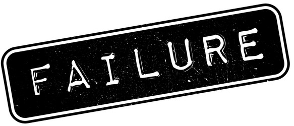 Failure rubber stamp Royalty Free Vector Image