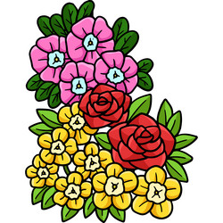 Spring butterfly cartoon colored clipart Vector Image