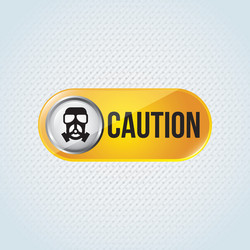 Caution sign design Royalty Free Vector Image - VectorStock