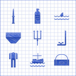 Sea Trident Boat Vector Images (over 180)