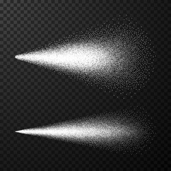 Air water spray realistic mist steam and cloud Vector Image