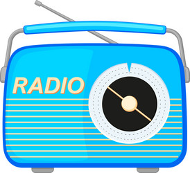 Colorful cartoon boombox Royalty Free Vector Image