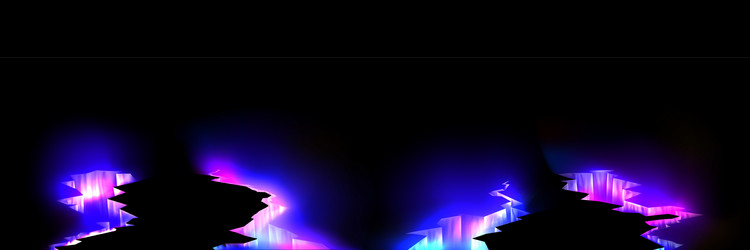 Magic glow in ground cracks blue glowing texture Vector Image