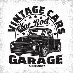 Vintage garage sign Royalty Free Vector Image - VectorStock