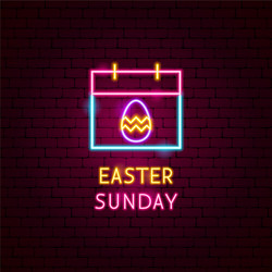 Neon ice cream sign glowing Royalty Free Vector Image