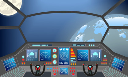Spaceship Dashboard Vector Images (over 1,800)