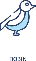 Robin Silhouette Outline Vector Images (over 200)