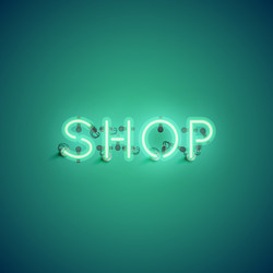 Neon Shop Icon Vector Images (over 24,000)