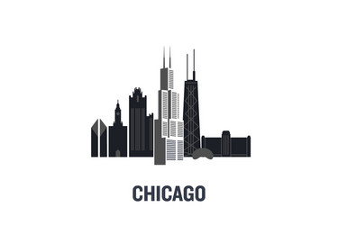 Chicago Skyline Symbol Vector Images (over 190)