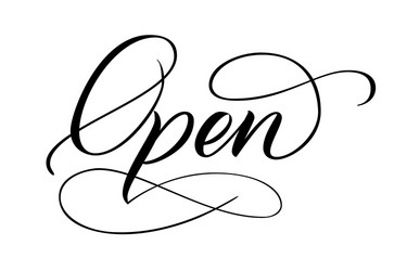 Brush calligraphy wedding invitation Royalty Free Vector