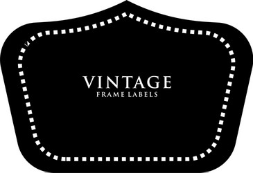 Vintage retro badge blank labels logo Royalty Free Vector