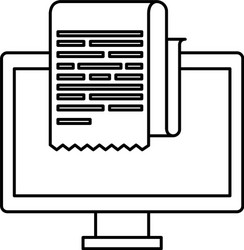 Computer Receipt Desktop Vector Images (over 120)