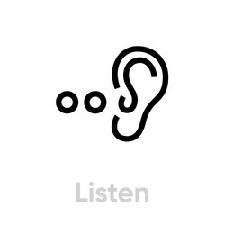 Listening Symbol Vector Images (over 46,000)