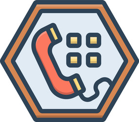 Tel Royalty Free Vector Image - VectorStock