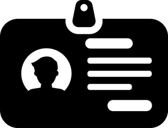 Employee id Royalty Free Vector Image - VectorStock