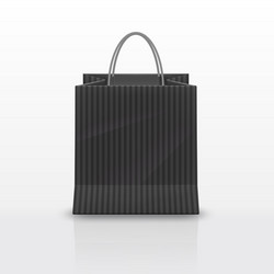 Shopping bag outline icon Royalty Free Vector Image