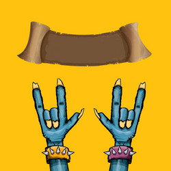 Zombie Rock Hand Vector Images (over 670)