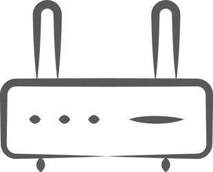 Wifi modem Royalty Free Vector Image - VectorStock