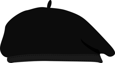 Jewish hat with sideburns Royalty Free Vector Image