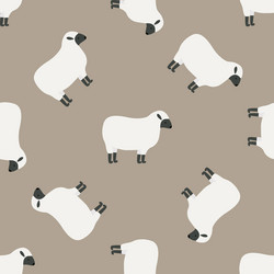 Abstract lamb seamless pattern background Vector Image