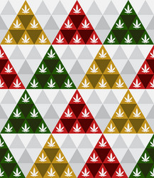 Marijuana christmas tree Royalty Free Vector Image