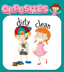 Opposites Dirty Clean Vector Images (64)