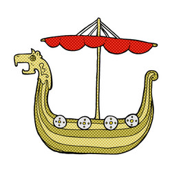 Viking Longboat Cartoon Vector Images (82)
