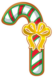 Christmas candy canes isolated Royalty Free Vector Image
