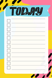 Cute Daily Note Template Booklet Vector Images (39)