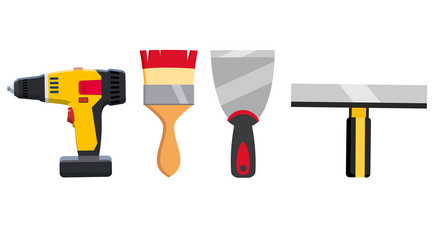 Drywall Knife Clipart