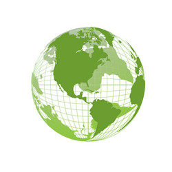 Orange globe Royalty Free Vector Image - VectorStock