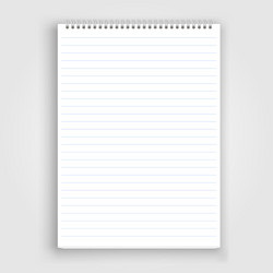 Cute notebook page Royalty Free Vector Image - VectorStock