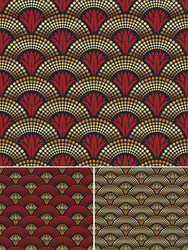 Seamless ornate golden pattern Royalty Free Vector Image